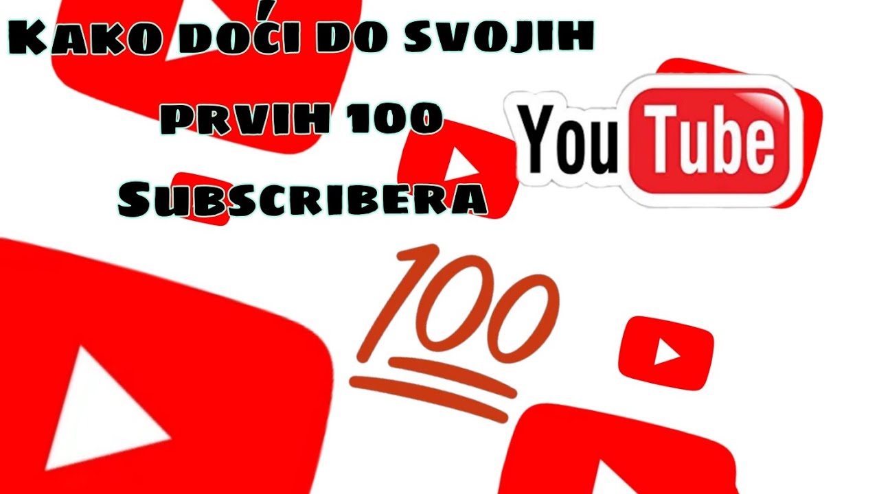 KAKO DOCI DO SVOJIH PRVIH 100 SUBSCRIBERA.Detaljno objašnjeno u 1 min ...