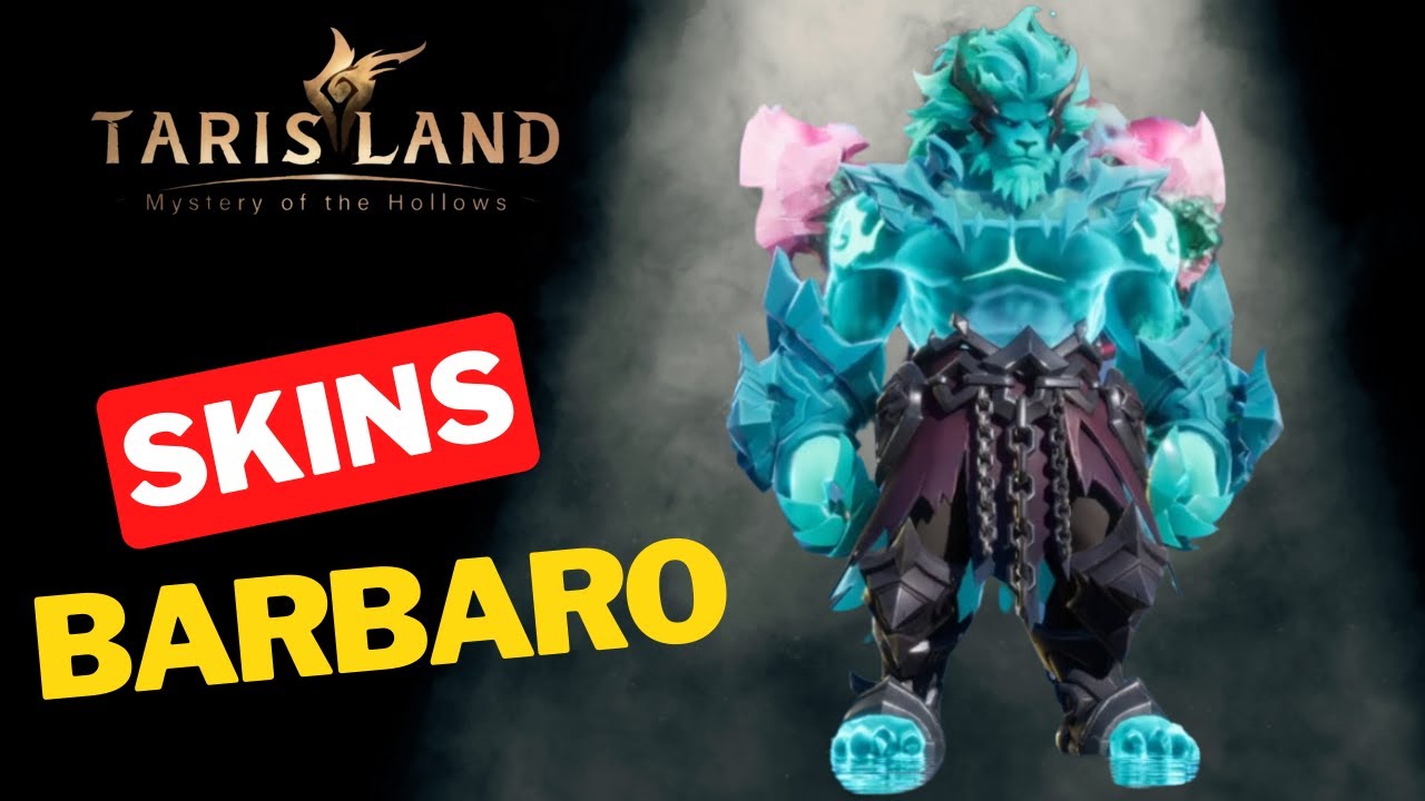 TARISLAND - TODAS SKINS BARBARO - YouTube