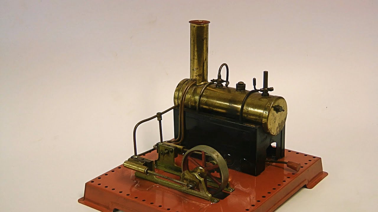 Mamod SE3 twin cylinder super heated steam engine - YouTube