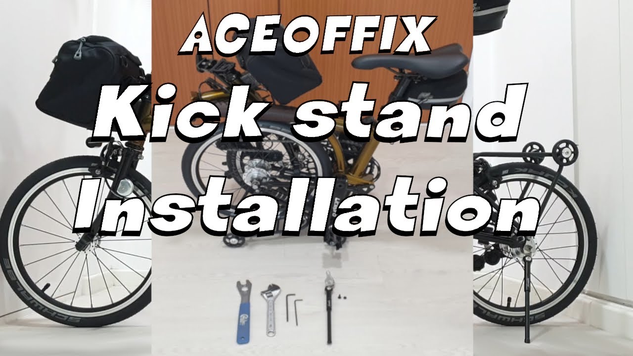 Pikes kick stand installation... - YouTube