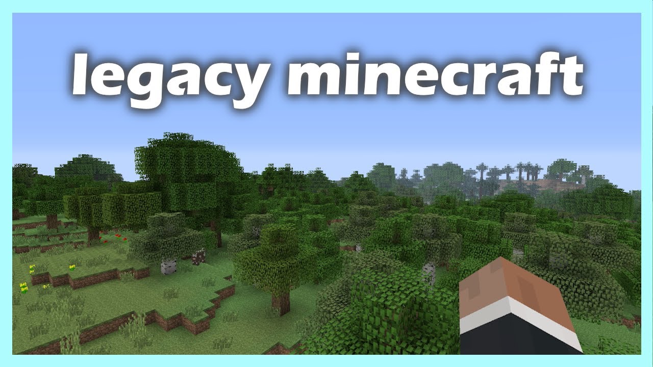 starting a new world in old minecraft - YouTube