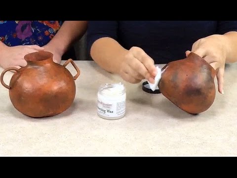How to Create an Antique Copper Gourd Pot - YouTube