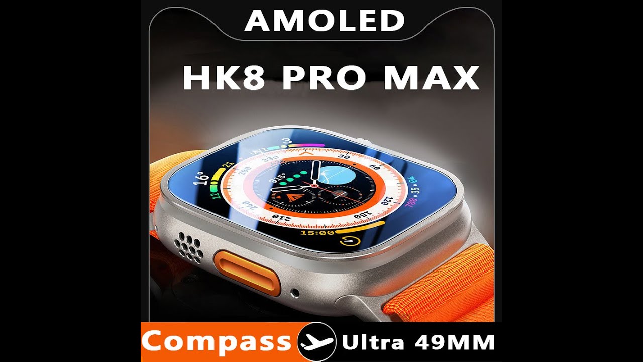 BEZEL & WRIST SERIES K HK8 PRO MAX LUXURY SMARTWATCH With High ...