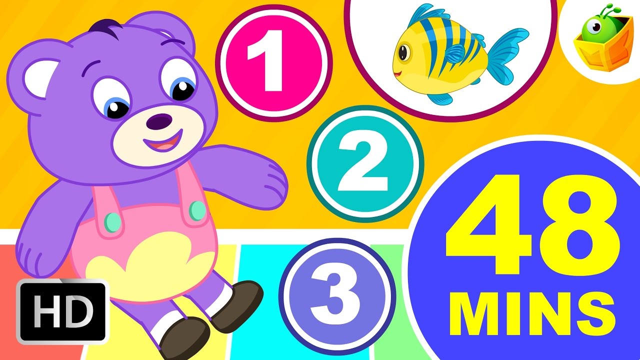 12345 Once I Caught A Fish Alive & Lots of Nursery Rhymes | 48 Minutes ...