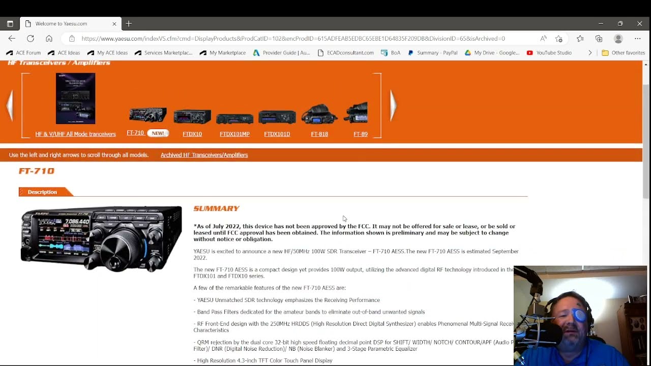 Yaesu FT-710 is Official (video #2 in this series) - YouTube