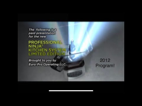 Ninja Kitchen System Limited Edition Full 2012 Long Form Infomercial ...