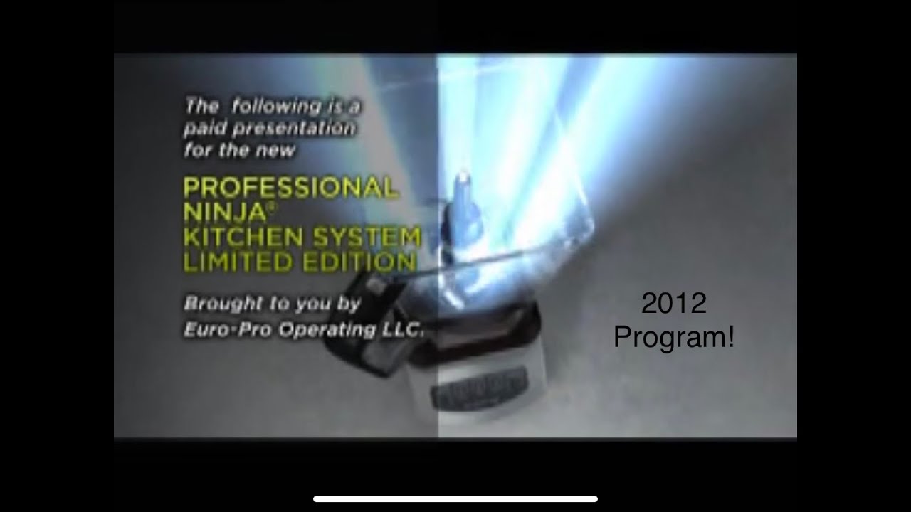 Ninja Kitchen System Limited Edition (Full Infomercial Second Version ...