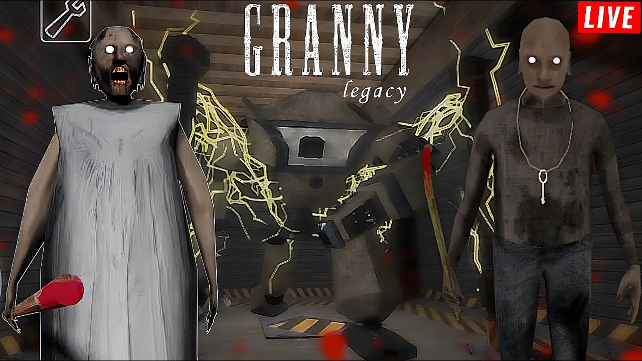 Granny Live Gameplay | Granny Legacy Gameplay | Granny Robot Escape | - YouTube