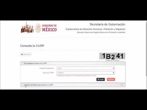 Código de verificación curp ¿Cuál es el código de verificación? ¿Dónde ...