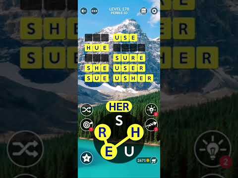Wordscapes Uncrossed "PEBBLE" levels 177 to 180 - YouTube
