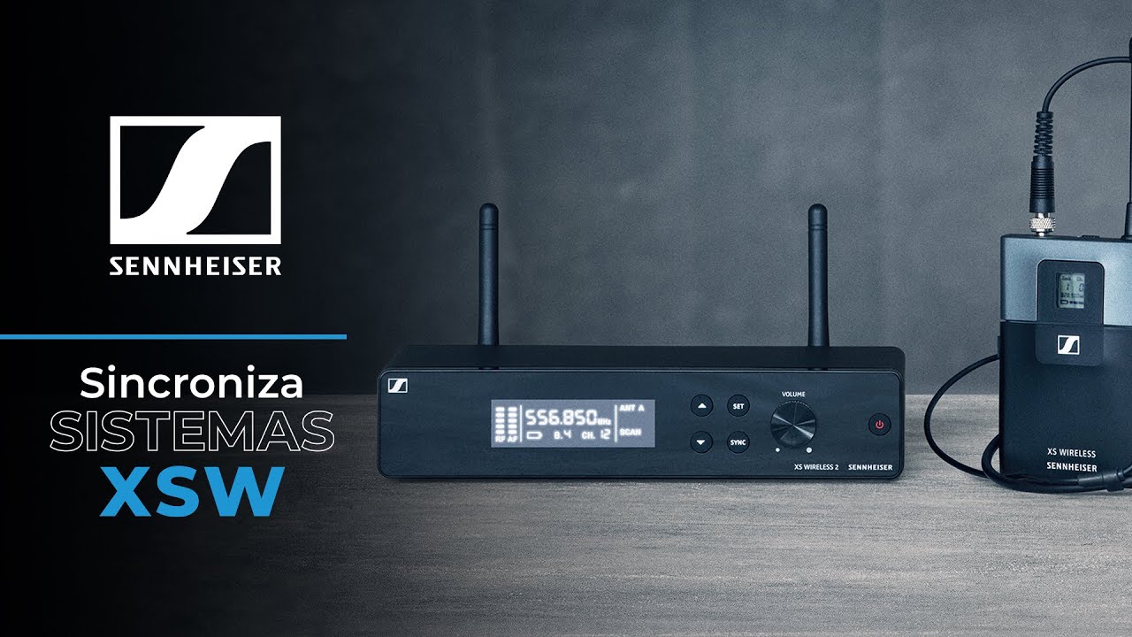 Te enseñamos a sincronizar los sistemas XSW de Sennheiser con Sonotec ...