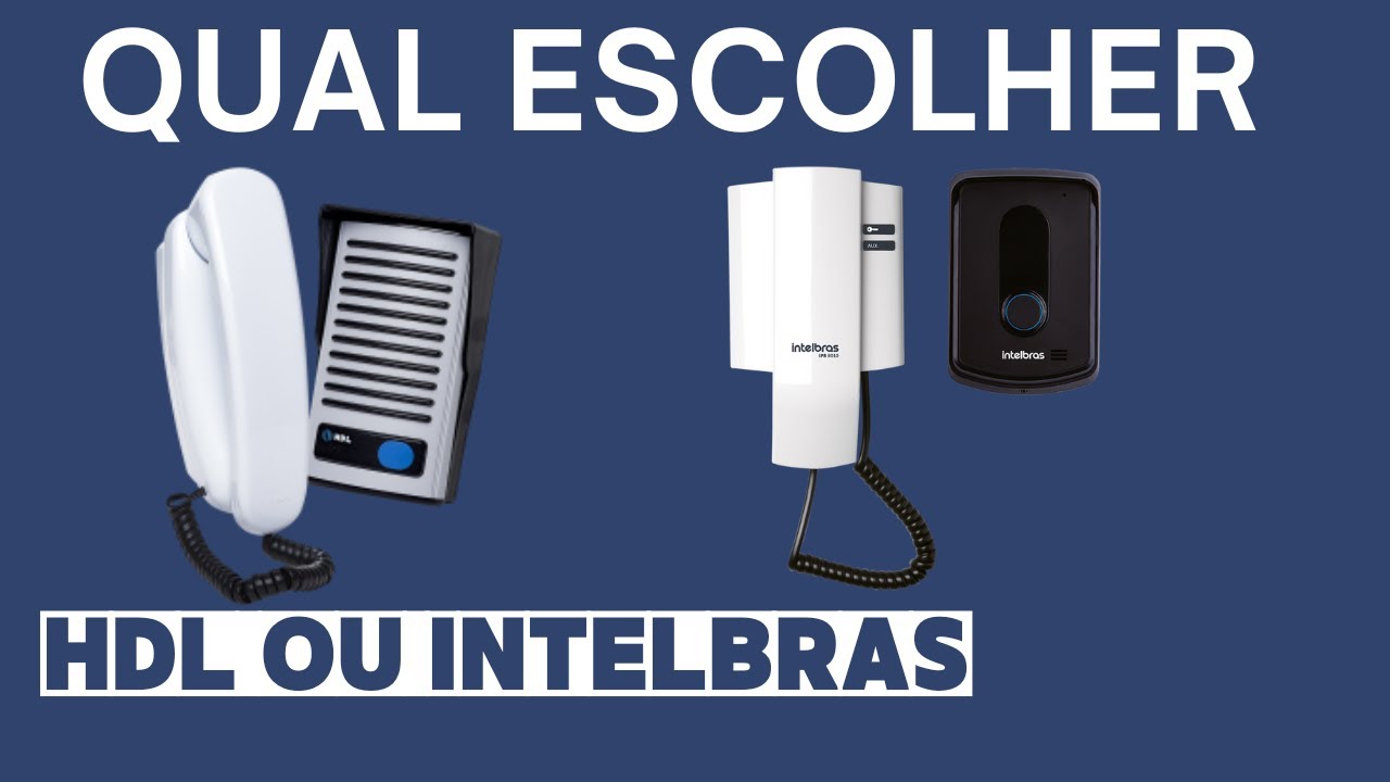 interfone HDL ou INTELBRAS todas as especificações e funções - YouTube