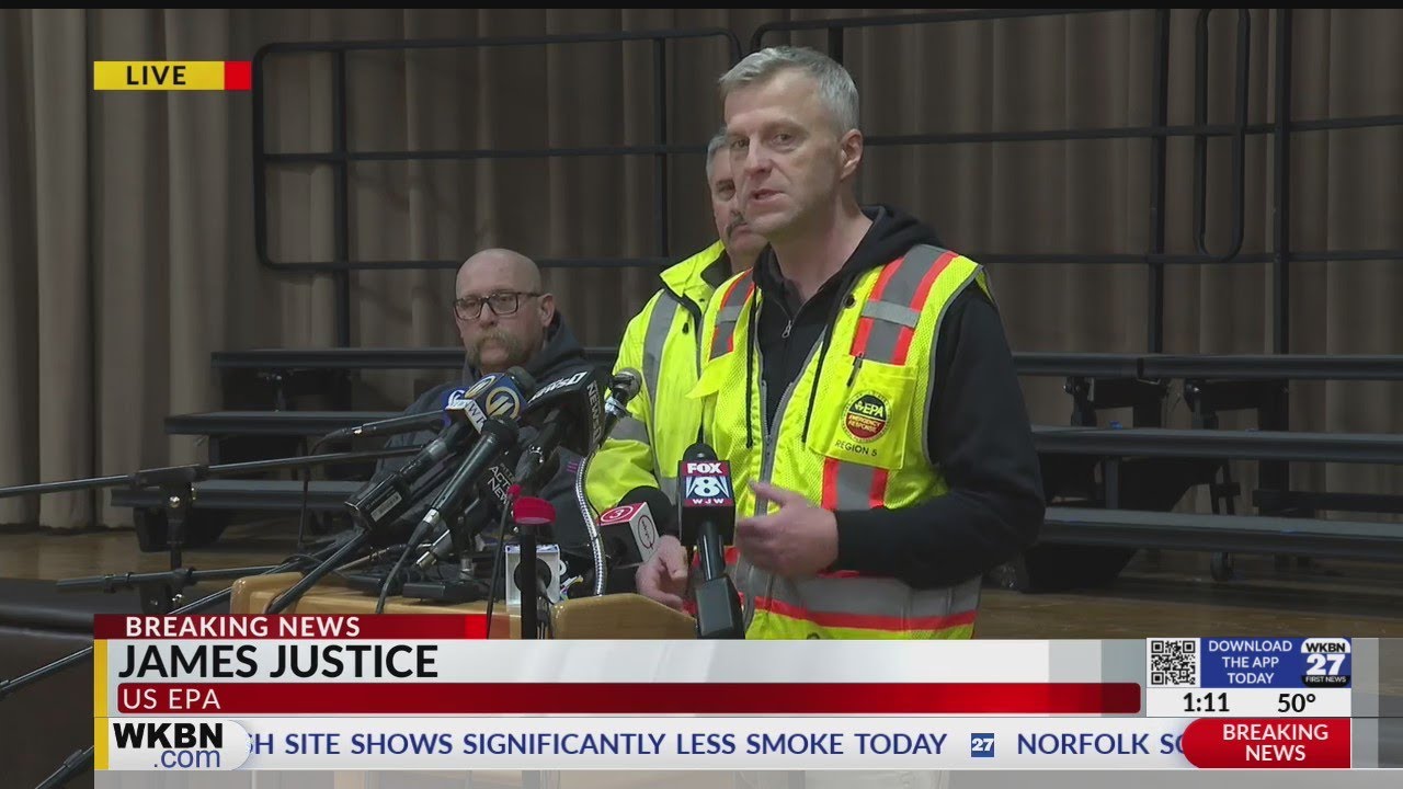 Officials refuse to answer questions during press conference on train ...