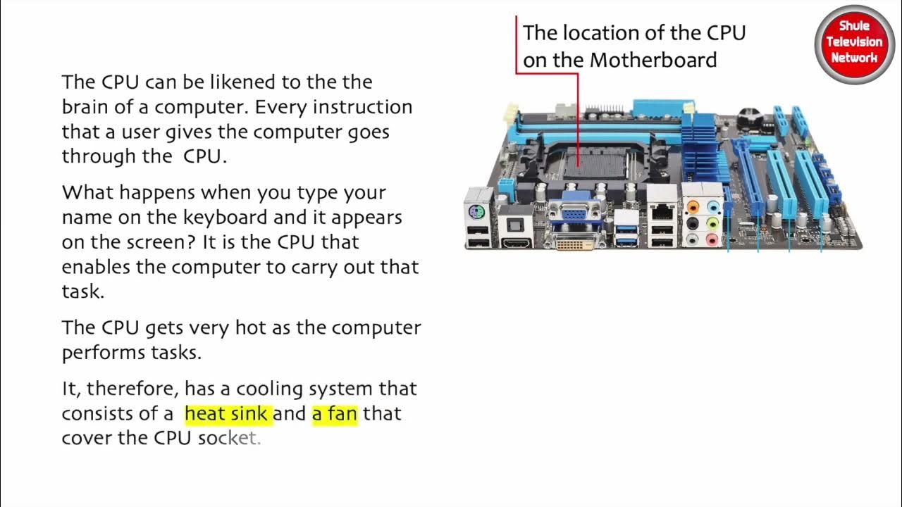Computer Science Lesson 21: The Location of the Central Processing Unit ...