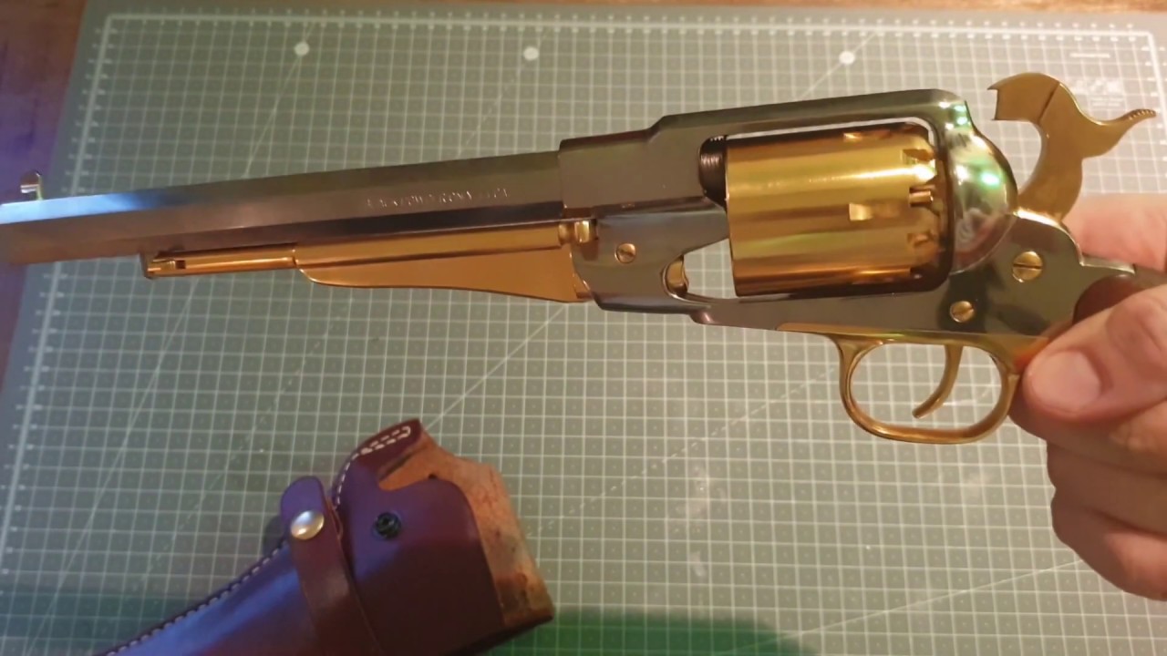 Gold Plating an 1858 Remington Black Powder Revolver - YouTube