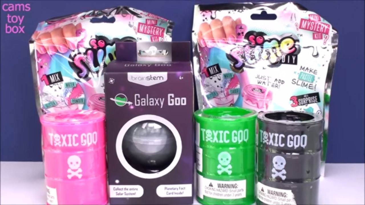 SO SLIME Blind Bags Galaxy Goo Fun Playing Kids Toy Review - YouTube