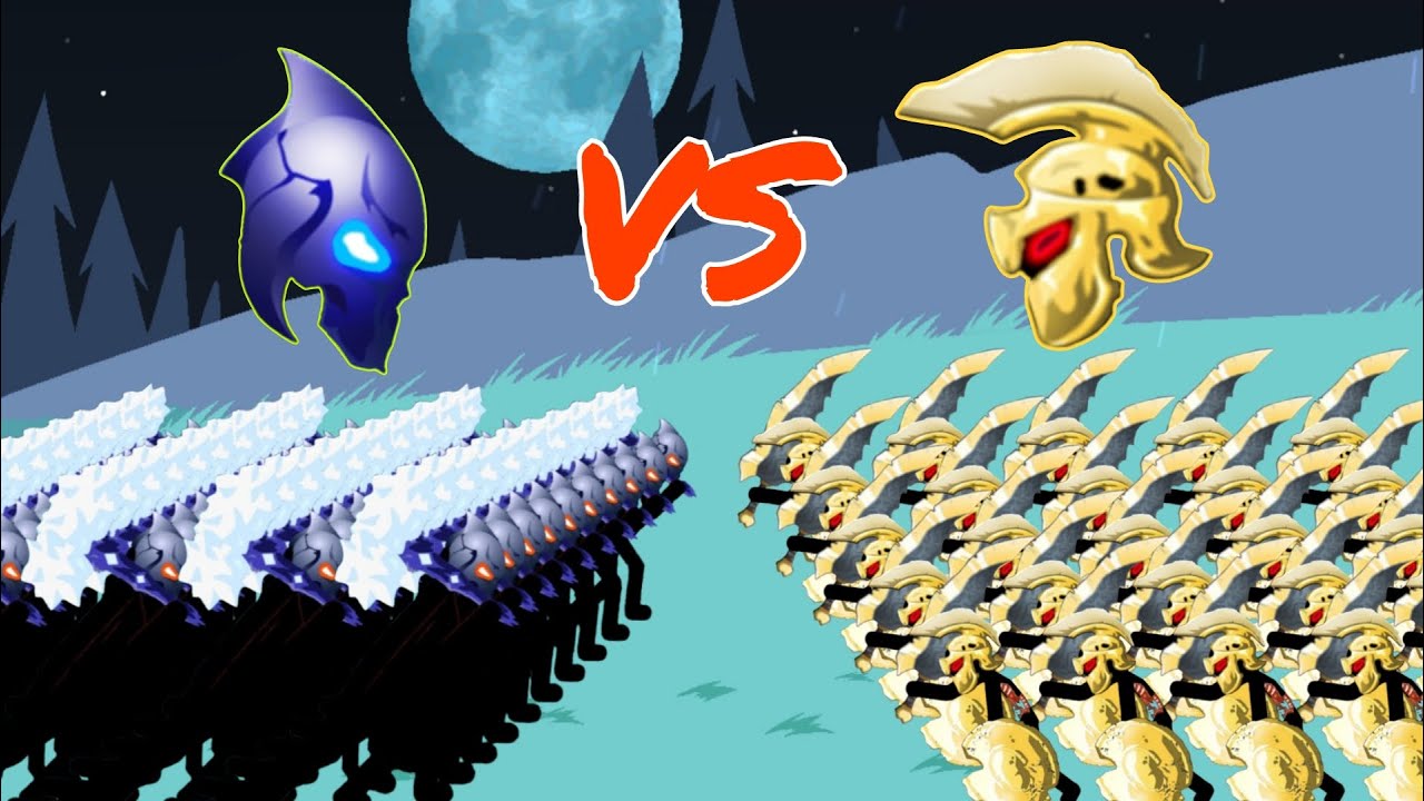Magikill Summon Army Giant VS Army Stone Giant Golden | Stick War ...