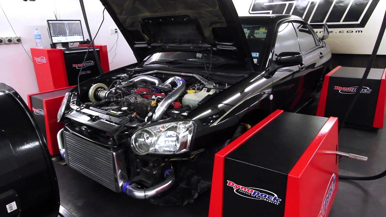Subaru STi HKS Turbo Upgrade | Stock ECU Tune | 275kW @ Wheels - YouTube