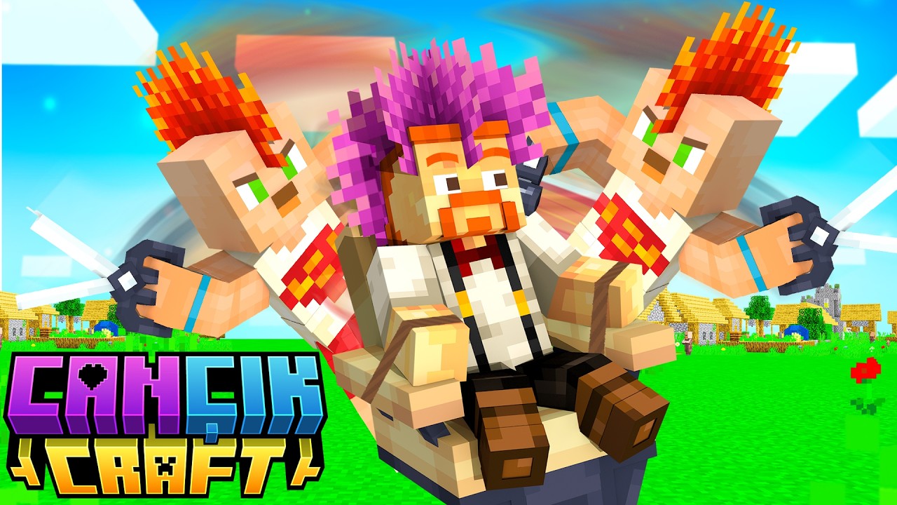 Berber Dükkanı AÇTIM, 5 ELMASA SAÇ KAZIDIM 💈Minecraft SMP CANÇIKCRAFT ...