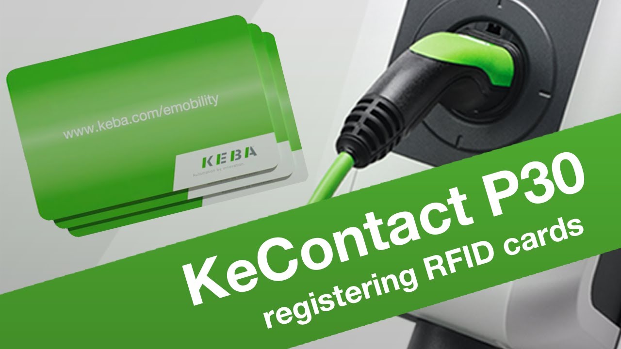 KeContact P30 | Registering RFID cards - YouTube