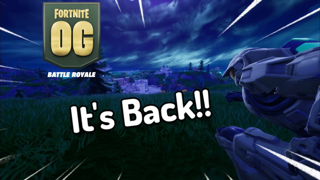 It's back! (Fortnite OG gameplay) - YouTube