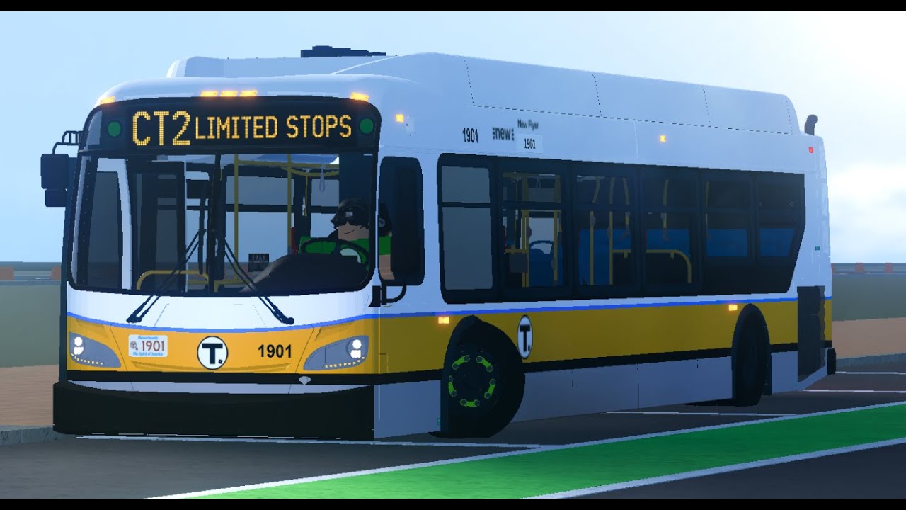 MBTA ROBLOX | #1901 On Route CT2 - YouTube