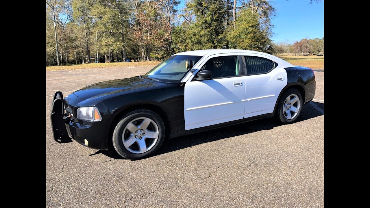 2010 Dodge Hemi Charger 4 Door Police Cruiser VN2632 Lot#64 - YouTube