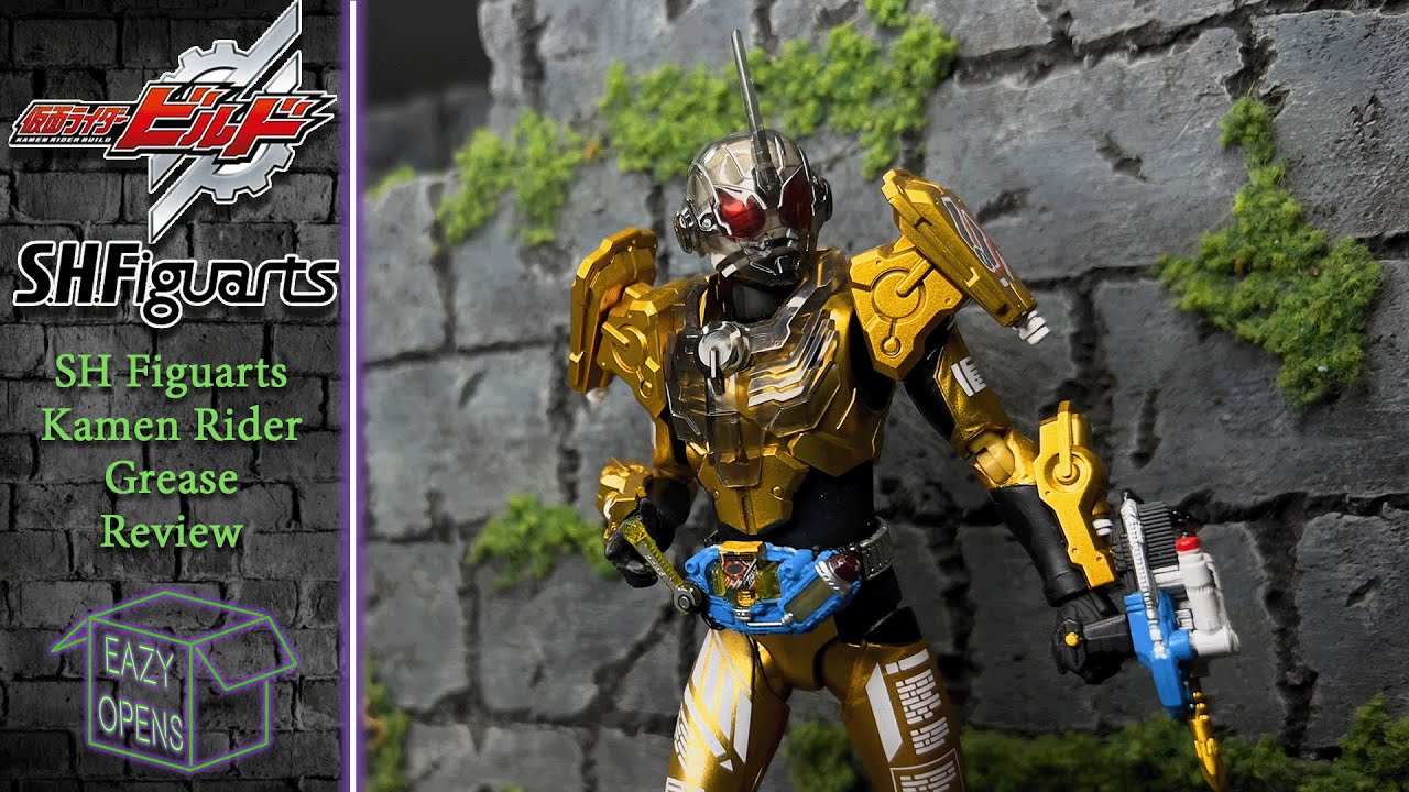 SH Figuarts Kamen Rider Grease Action Figure Review - YouTube
