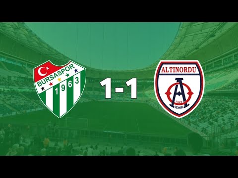 Bursaspor 1-1 Altınordu (Maç Vlogu)