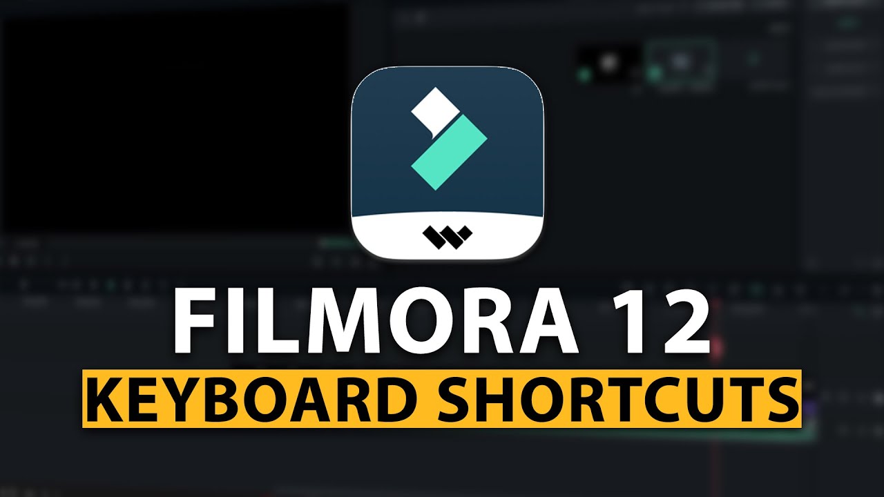FILMORA 12 | KEYBOARD SHORTCUTS | EDIT VIDEOS IN MINUTES USING THESE ...