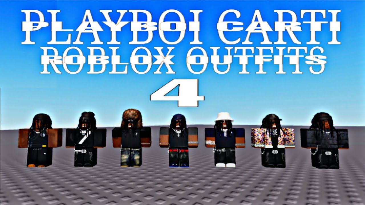 Playboi Carti Roblox Outfits 4 - YouTube