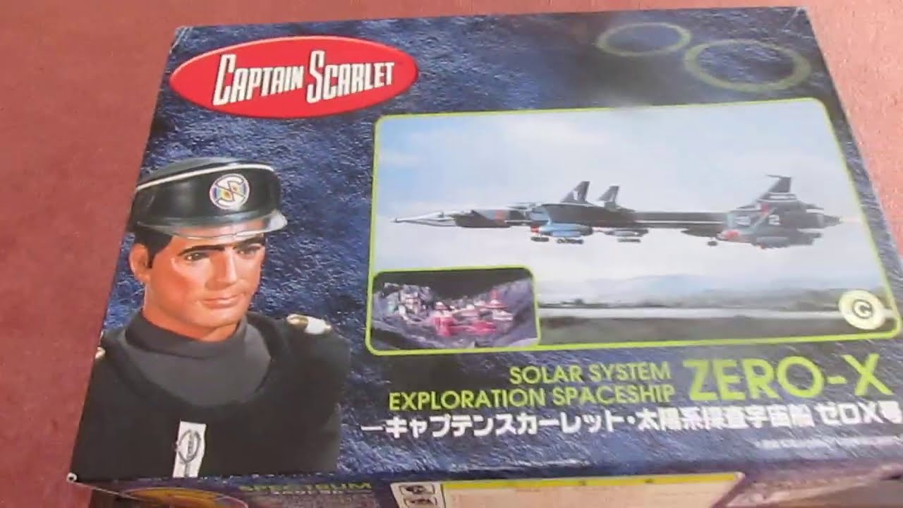 Captain Scarlet: Zero-X Solar System Exploration Spaceship Model Kit ...