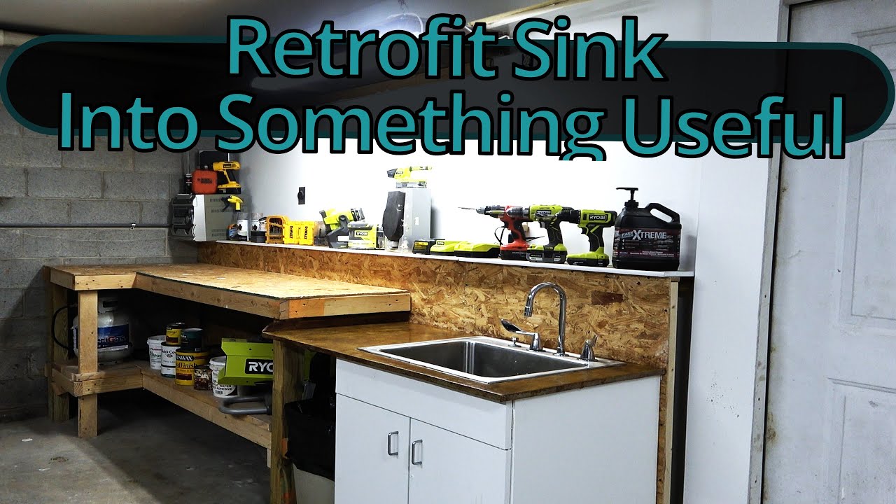 Garage With Utility Sink Cabinet Utility Sink