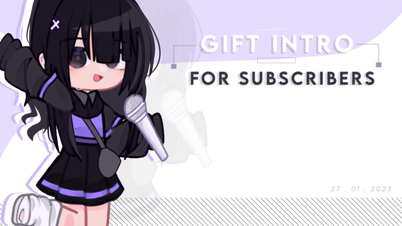 ៸ ☂ ꒰ Close ꒱ Gift intro for subs ! Baca / read desc - YouTube