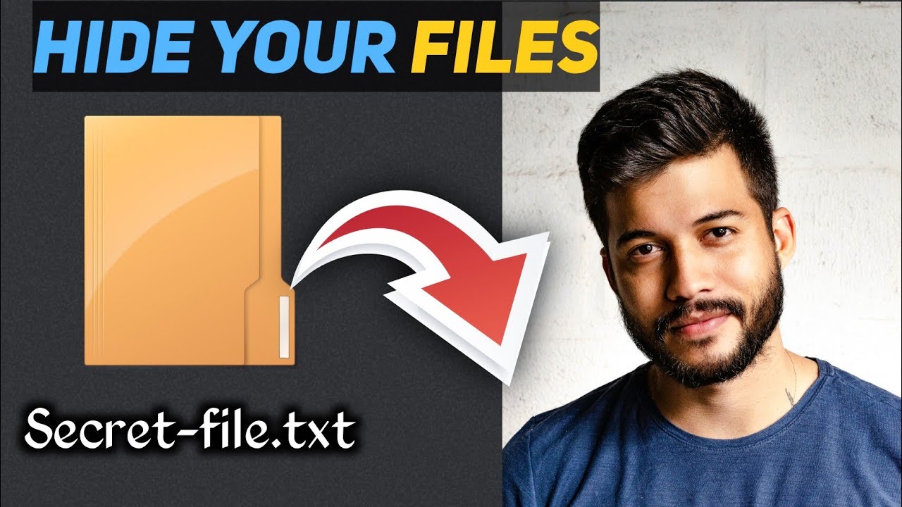 Hide your secret files like a hacker - YouTube
