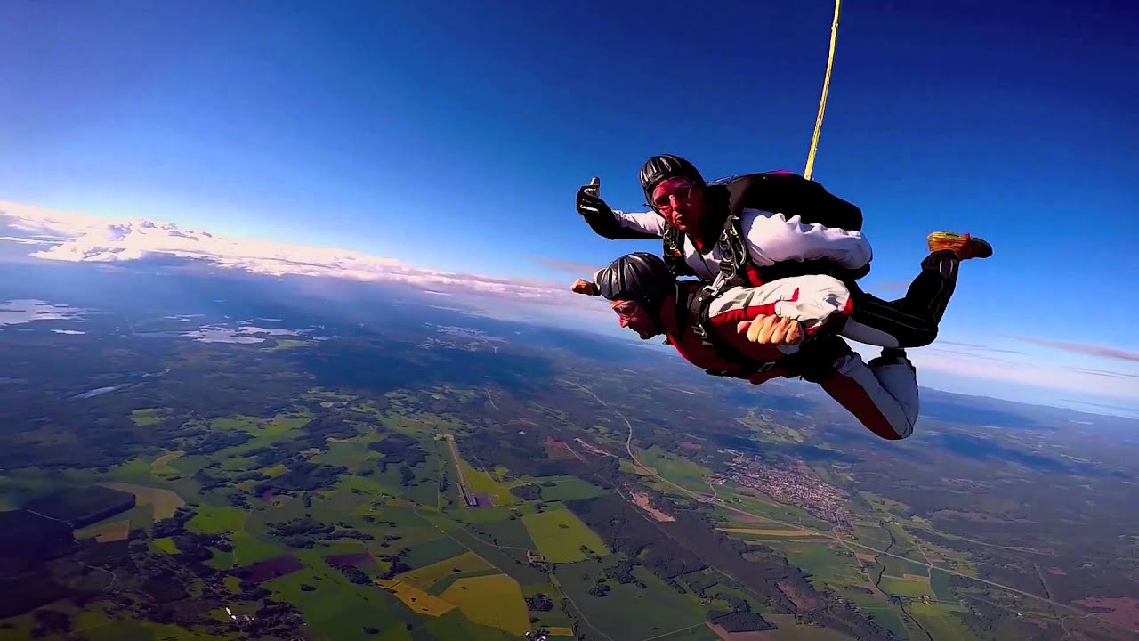 Skydiving for the first time - YouTube