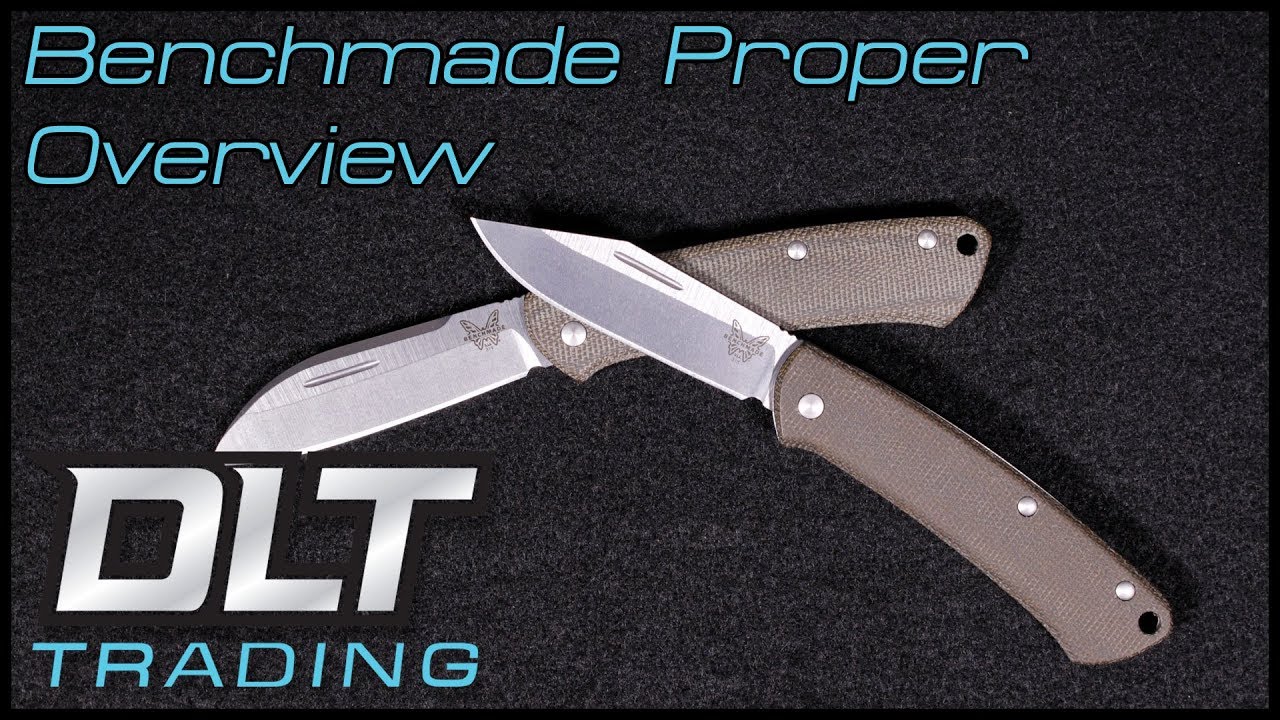 Benchmade Proper Slipjoint Overview - YouTube