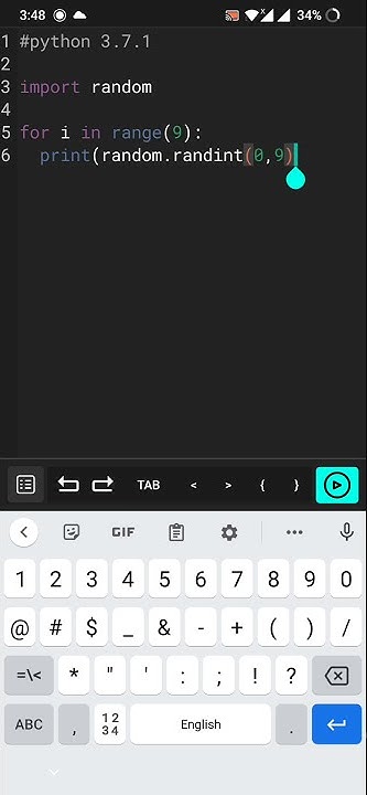 Python 101 - Printing random numbers #shorts - YouTube