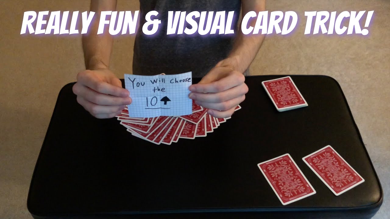 Addition Prediction - VISUAL & Surprising Card Trick Performance ...