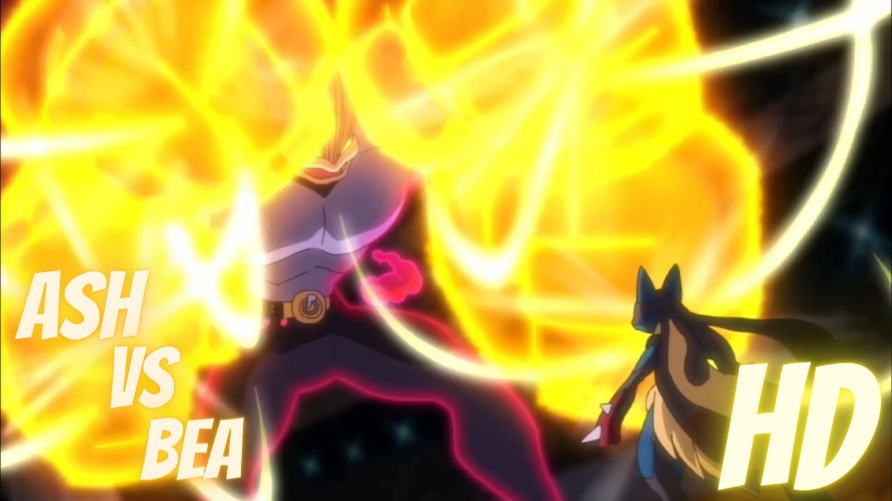 Mega Lucario (Ash) vs Gigantamax Machamp (Bea) AMV - Pokemon Journeys ...