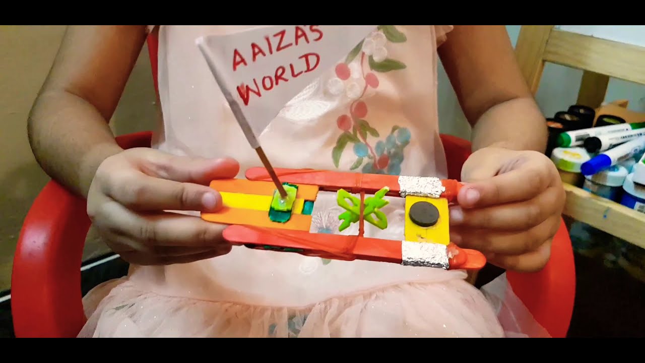 Paddle boat science project. - YouTube