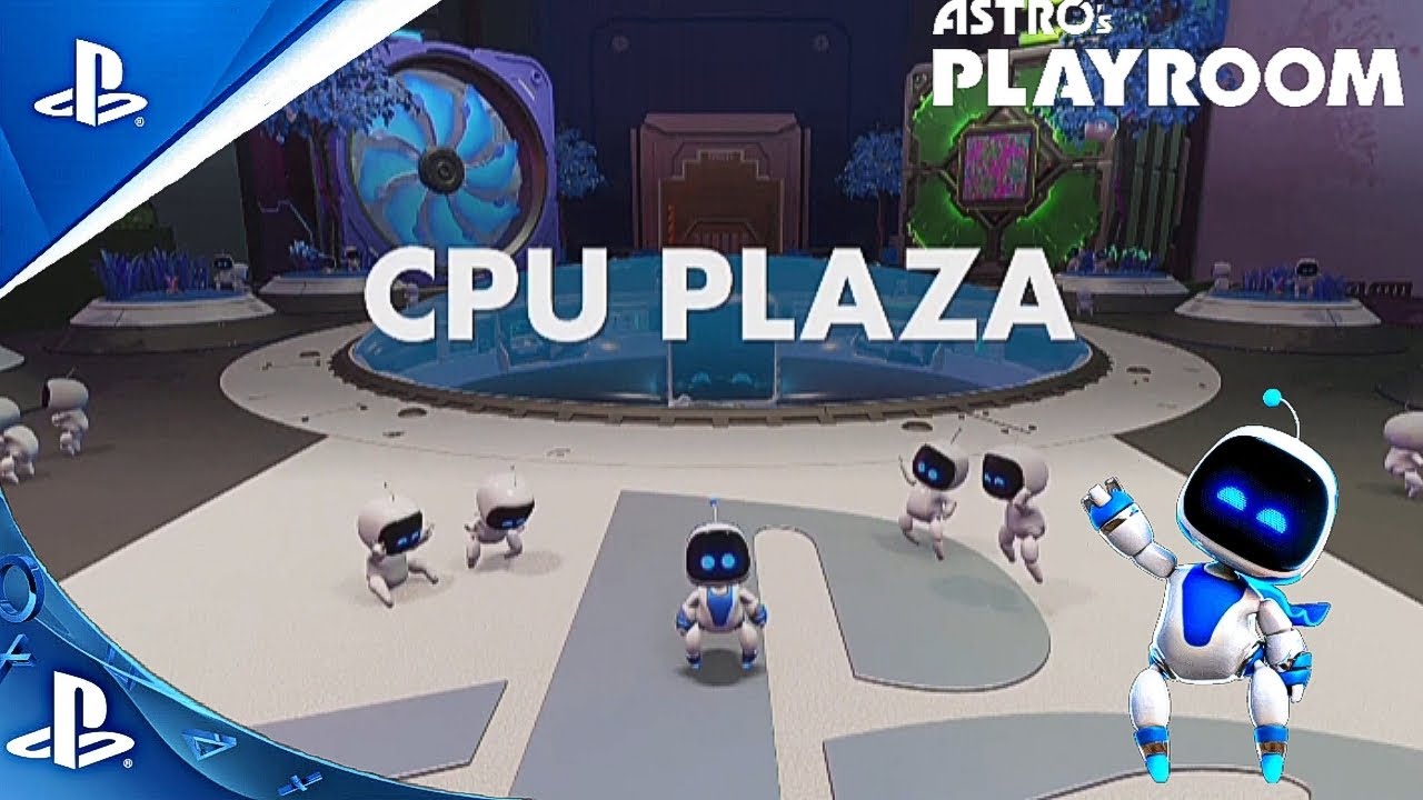 ASTRO'S PLAYROOM -ALL PUZZLE PIECES IN CPU PLAZA💚🎮 - YouTube