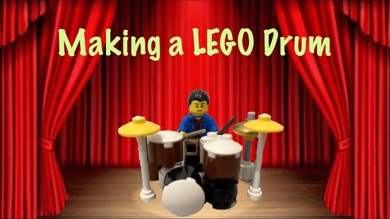 How to Make a LEGO Drum Kit - YouTube