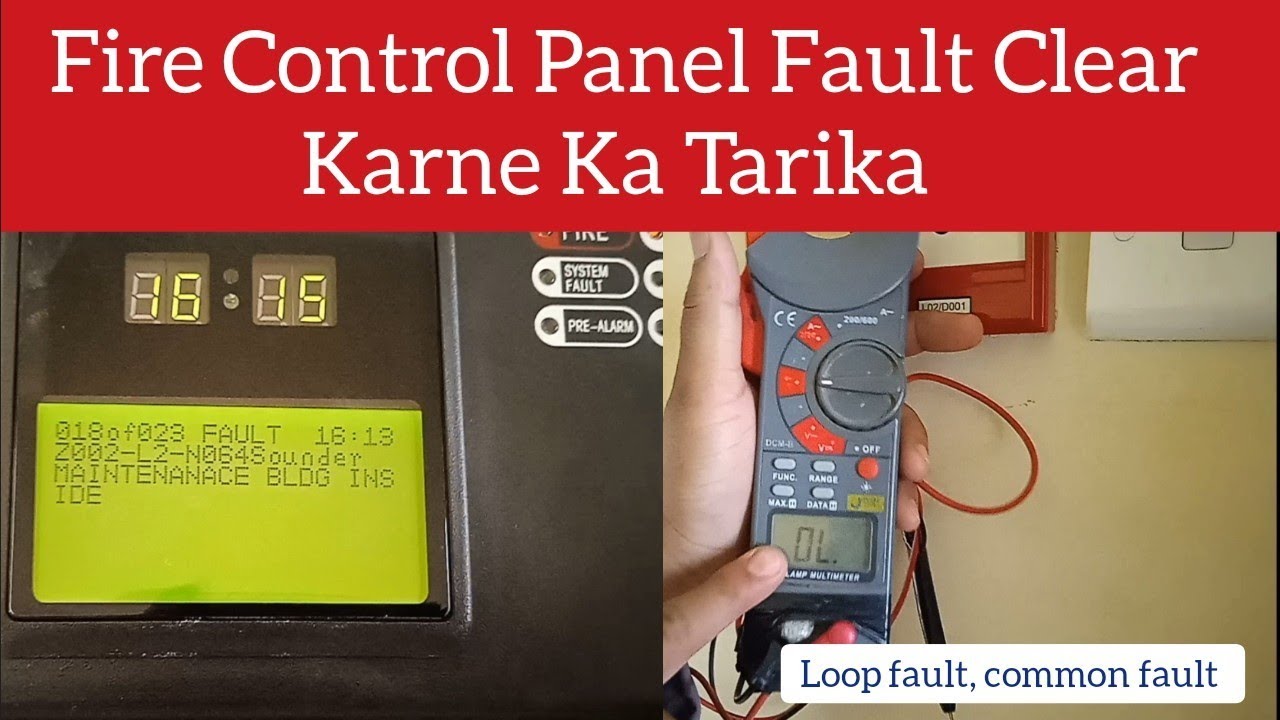 Fire Control Panel Setup || Fire Panel Ke Fault Clear Karne Ka Tarika ...