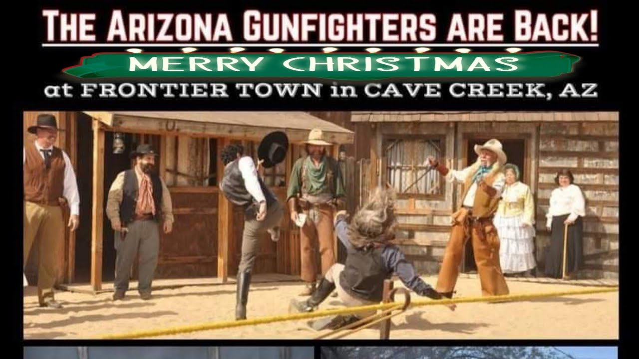 The Arizona Gunfighter At Frontier Town In Cave Creek - YouTube