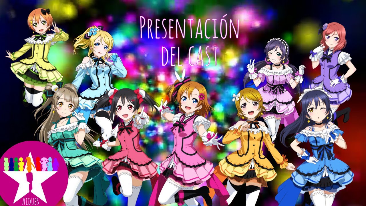 Presentación del cast (µ's) · Fandub Love Live al español · AiDubs ...