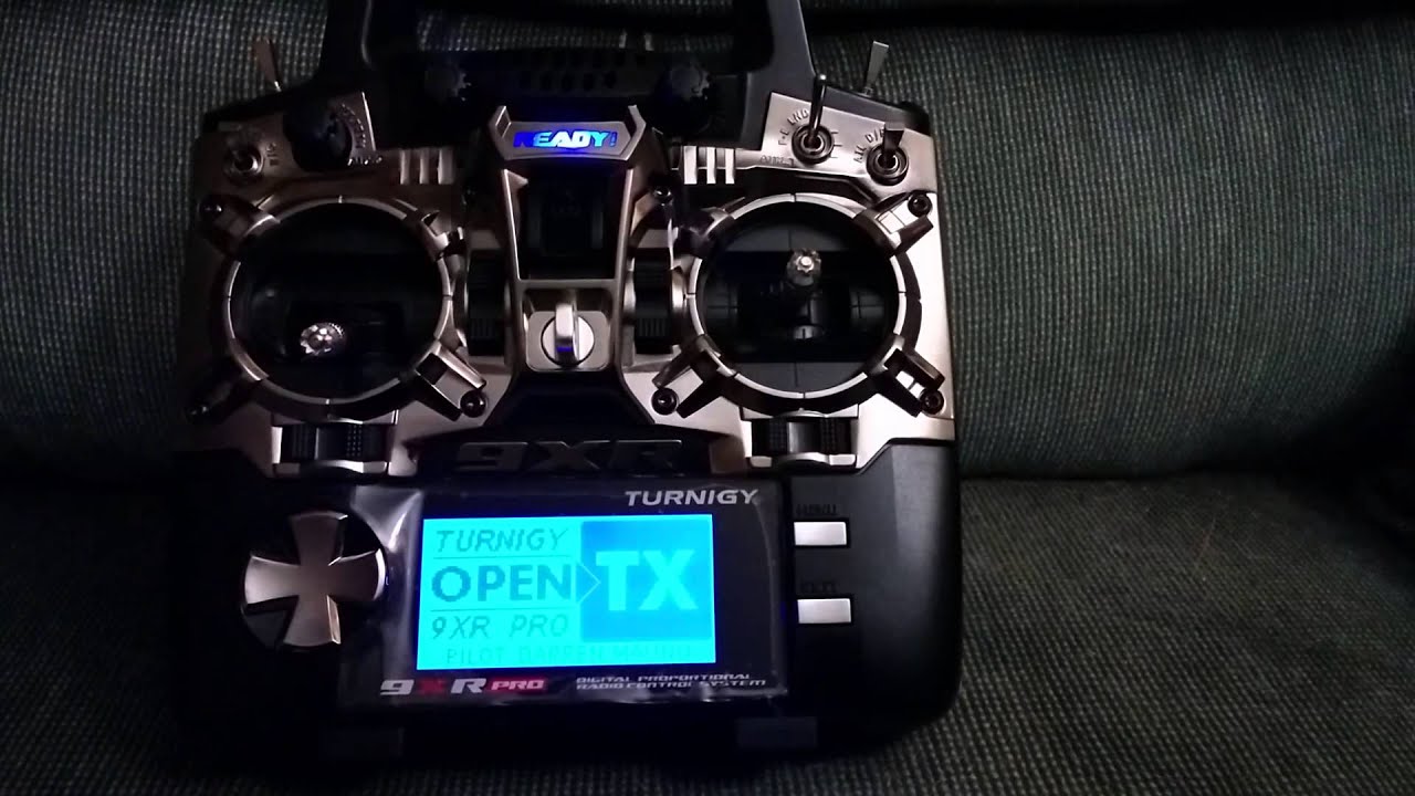 Turnigy 9xr Pro reminding me to be smart - YouTube