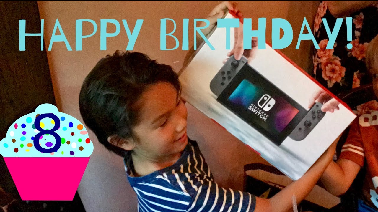 Nintendo Switch Birthday! (8yrs) - YouTube