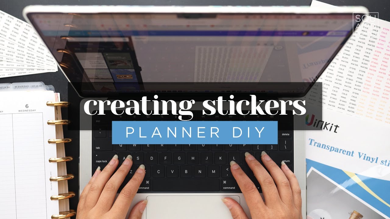 CREATING LIST STICKERS IN CANVA! How to Make Printable Stickers for ...
