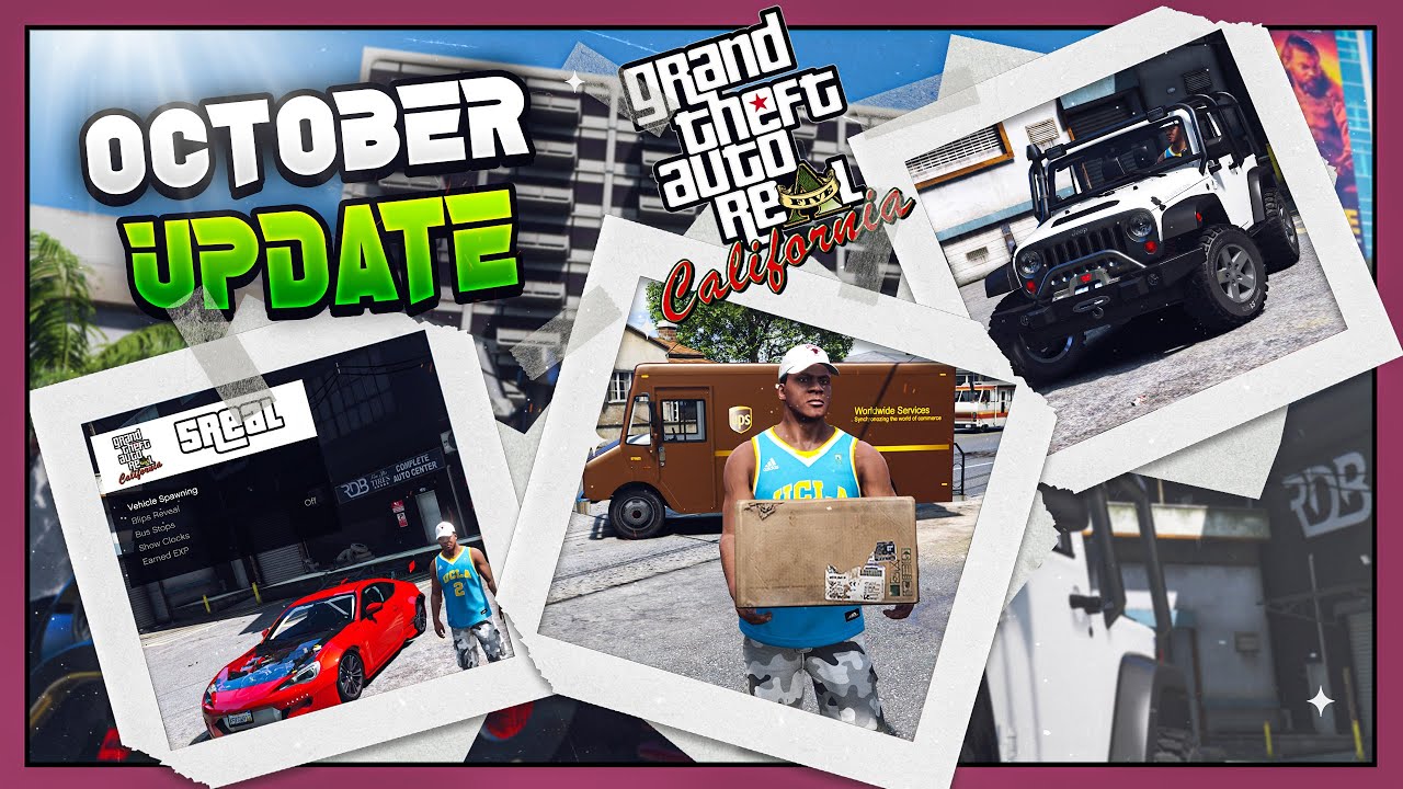 GTA 5Real & LA Revo 2.0 UPS Job, Fixed Tuning, 5Real Menu & More ...